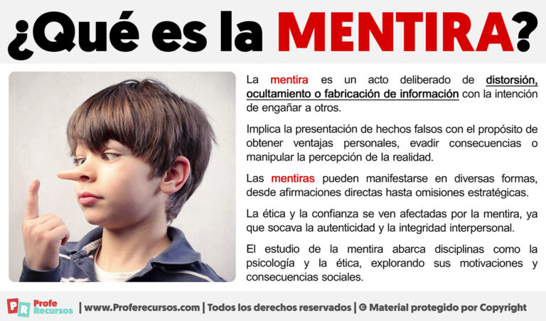 Qué es la Mentira | Definición de Mentira