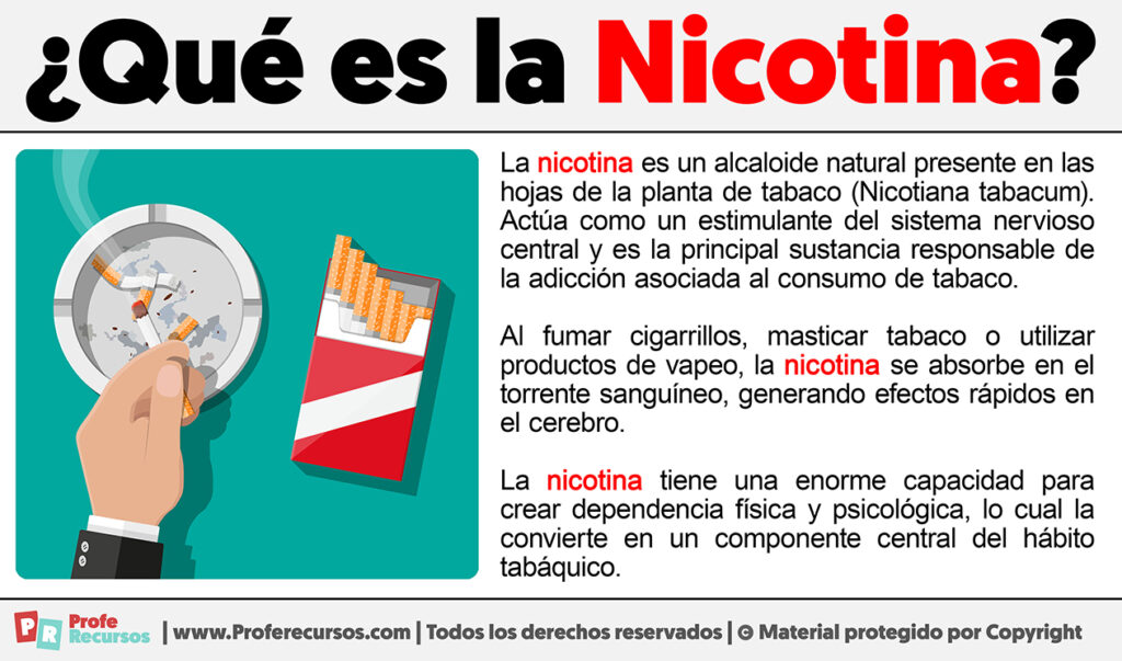 Que es la Nicotina | Definición de Nicotina Que es la Nicotina | Definición de Nicotina