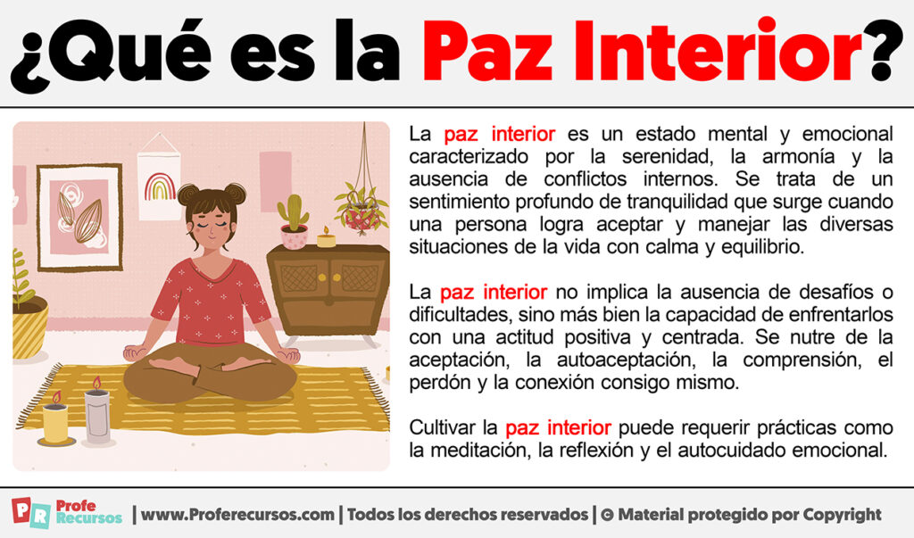 Qué es la Paz Interior