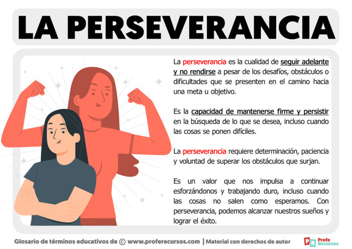 Qué es la Perseverancia