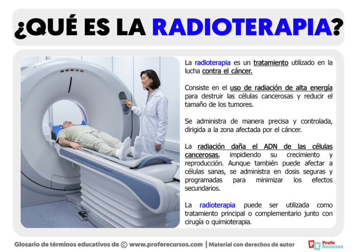Qué es la Radioterapia