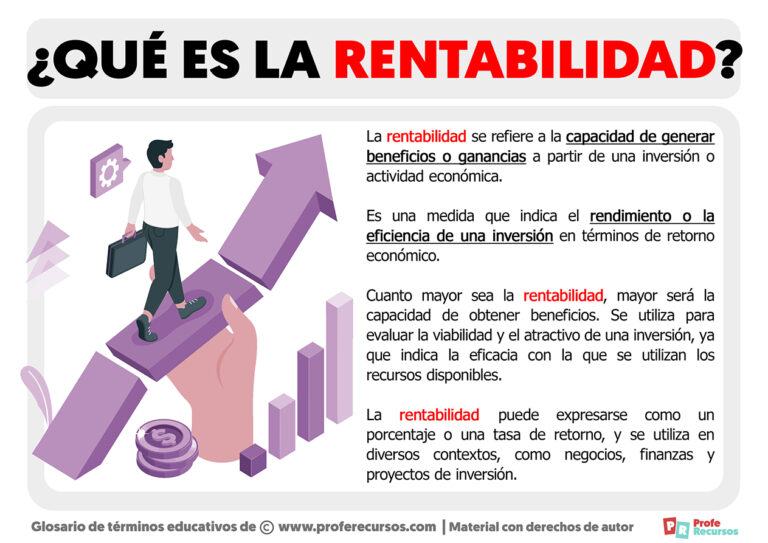 Qué es la Rentabilidad | Definición de Rentabilidad