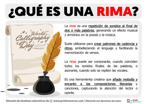 Qué es la Rima | Definición de Rima