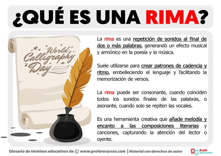 Qué es la Rima | Definición de Rima