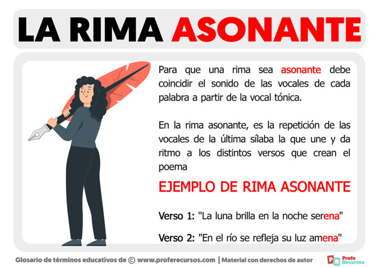 Qué es la Rima Asonante