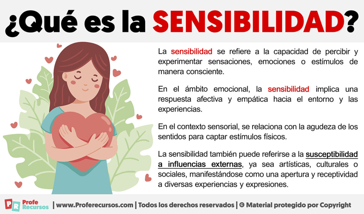 Qué es la Sensibilidad | Definición de Sensibilidad