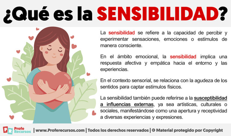 Qué es la Sensibilidad | Definición de Sensibilidad