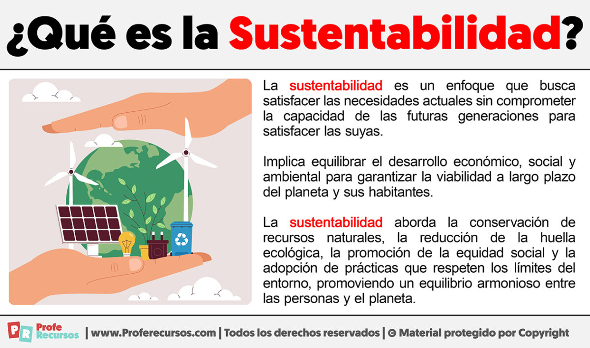 Que es la Sustentabilidad Que es la Sustentabilidad