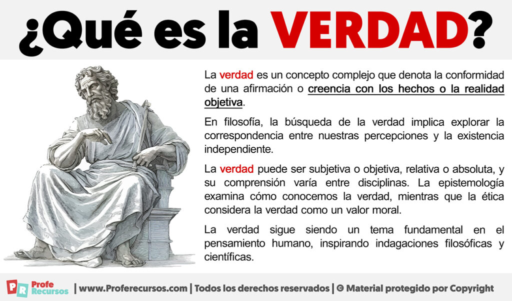 Qué es la Verdad | Definición de Verdad Qué es la Verdad | Definición de Verdad