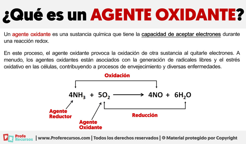 Qué es un Agente Oxidante