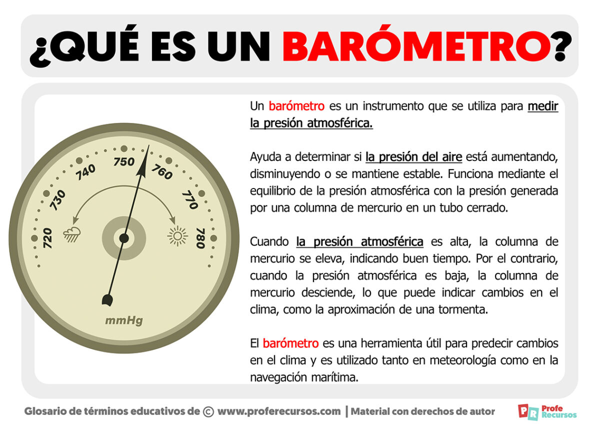 Qué es un Barómetro | Definición de Barómetro