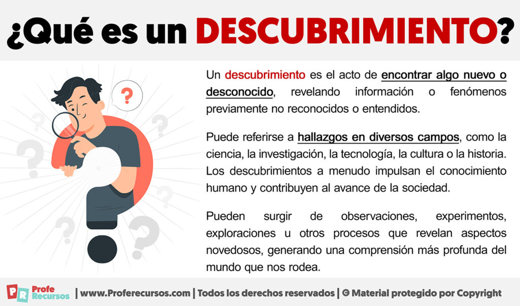 Qué es un Descubrimiento