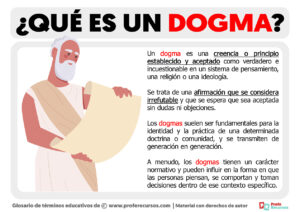 Qué es un Dogma | Definición de Dogma
