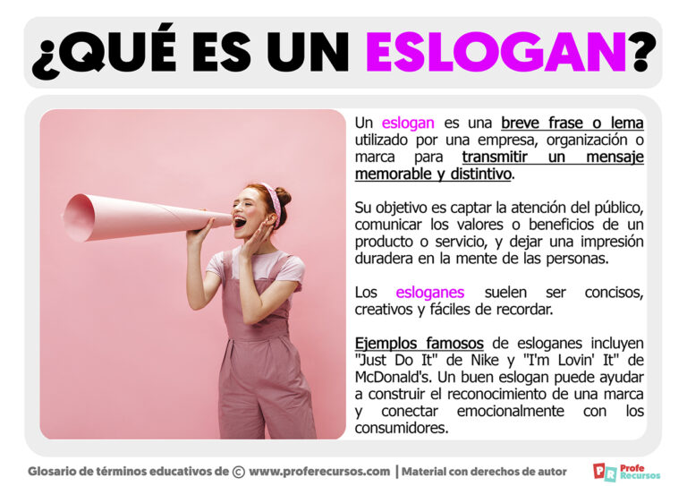 Qué es un Eslogan | Definición de Eslogan Qué es un Eslogan | Definición de Eslogan