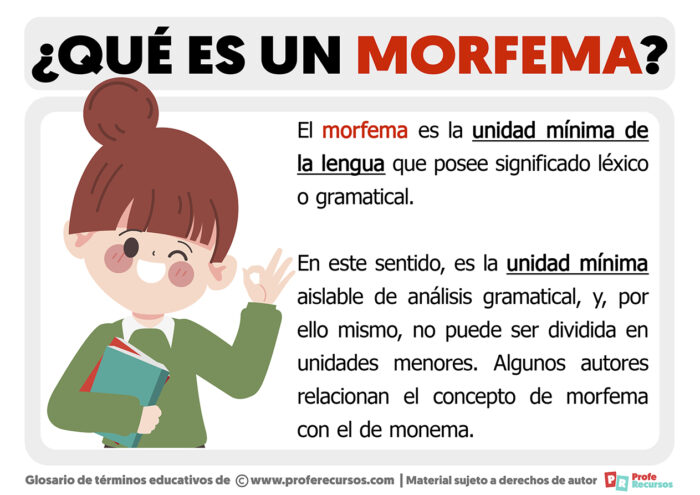 Qué es un Morfema | Definición de Morfema
