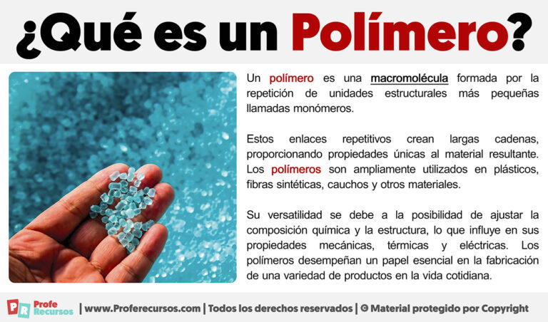 Qué es un Polímero | Ejemplos de Polimeros