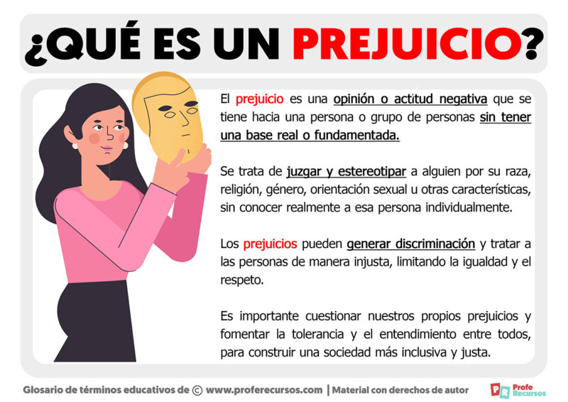 Qué es un Prejuicio | Definición de Prejuicio