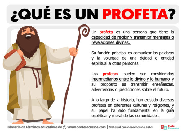 Qué es un Profeta | Definición de Profeta Qué es un Profeta | Definición de Profeta