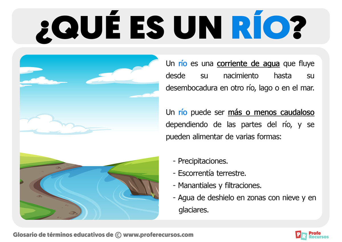 Qué es un Río | Definición de río