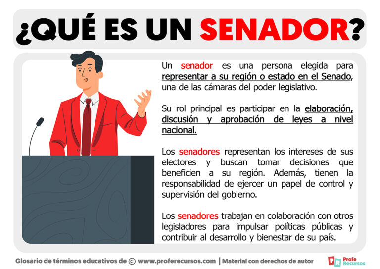 Qué Es Un Senador Definición De Senador