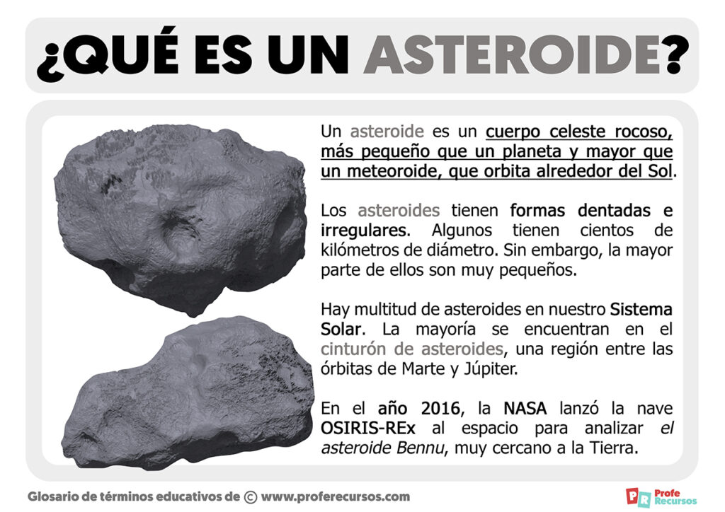 Qué es un Asteroide | Definición y Características Qué es un Asteroide | Definición y Características