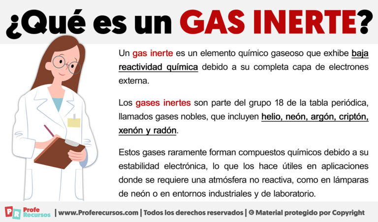 Qué es un Gas Inerte