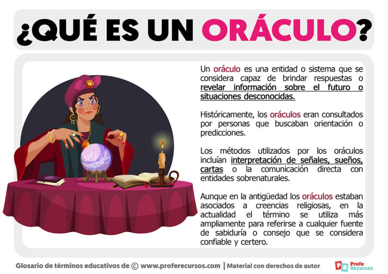 Qué es un Oráculo | Definición de Oráculo