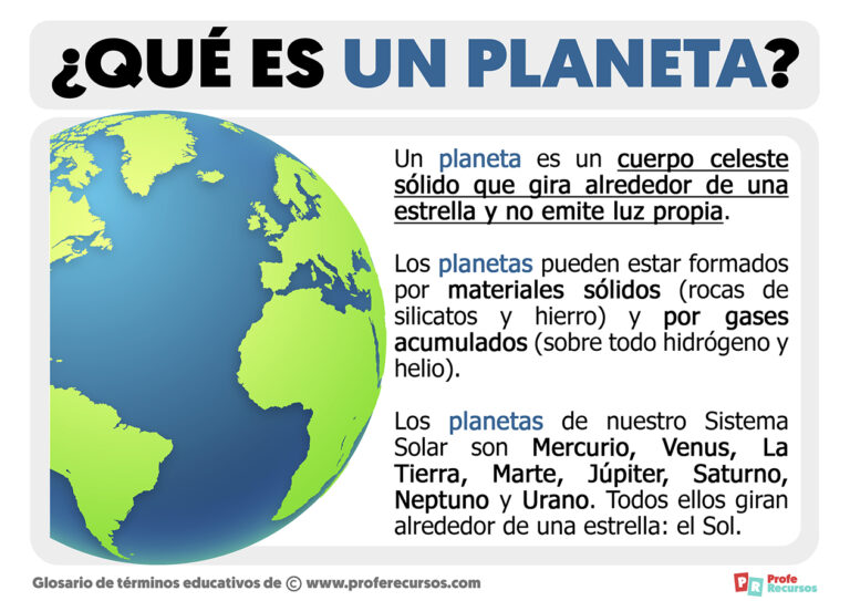 Qué es un Planeta | Definición de Planeta