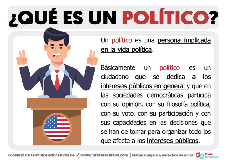Qué es un Político | Definición de Político