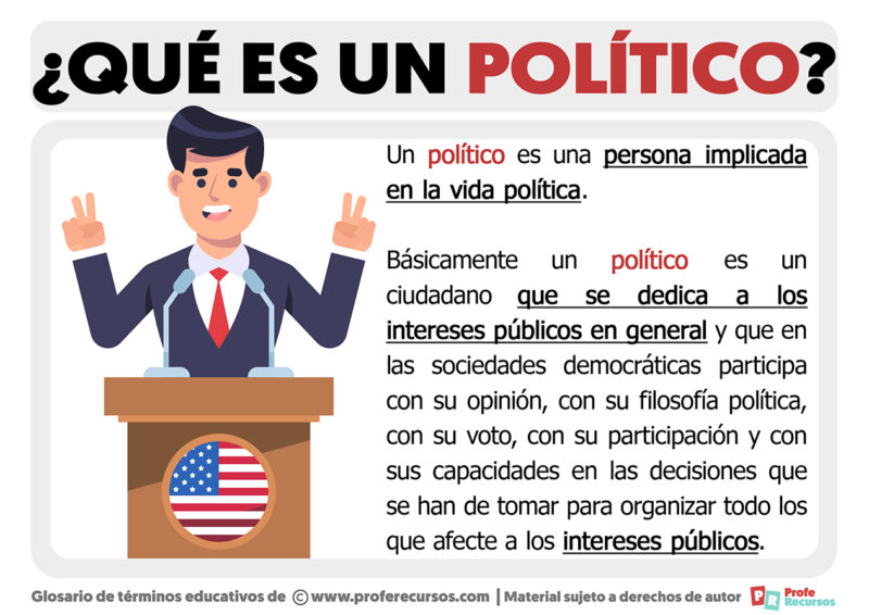 Qué es un Político | Definición de Político Qué es un Político | Definición de Político