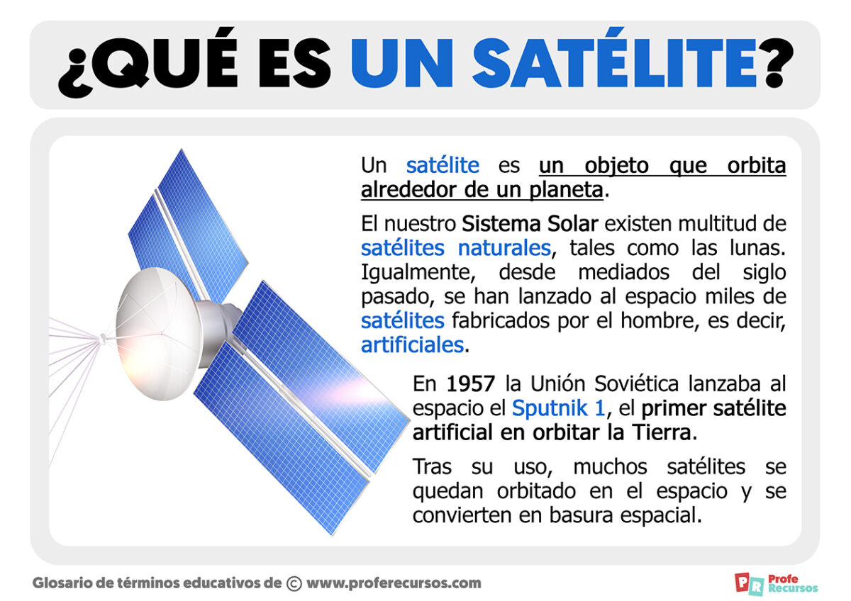 ¿Qué es un Satélite? Tipos de Satélites y sus Funciones ¿Qué es un Satélite? Tipos de Satélites y sus Funciones