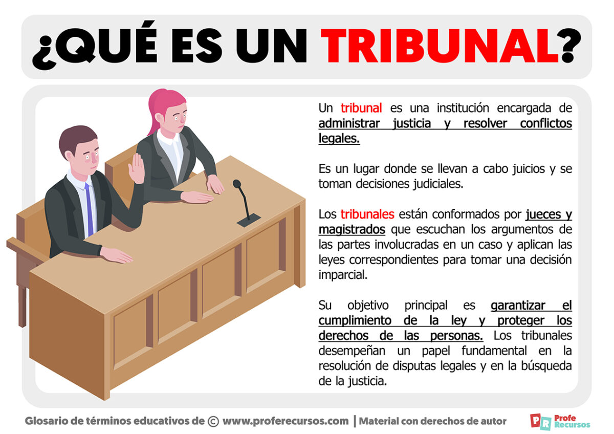 Qué es un Tribunal | Definición de Tribunal