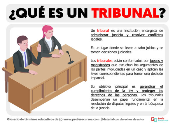 Qué Es Un Tribunal Definición De Tribunal