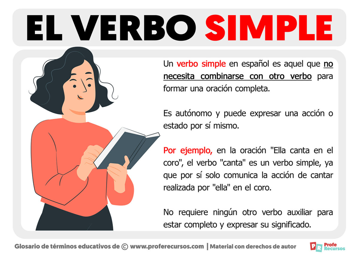 Qué es un Verbo Simple
