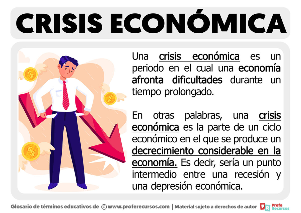 Qué es una Crisis Económica | Definición de Crisis Económica Qué es una Crisis Económica | Definición de Crisis Económica