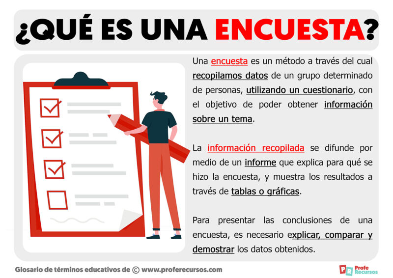 Qué es una Encuesta | Concepto de Encuesta Qué es una Encuesta | Concepto de Encuesta