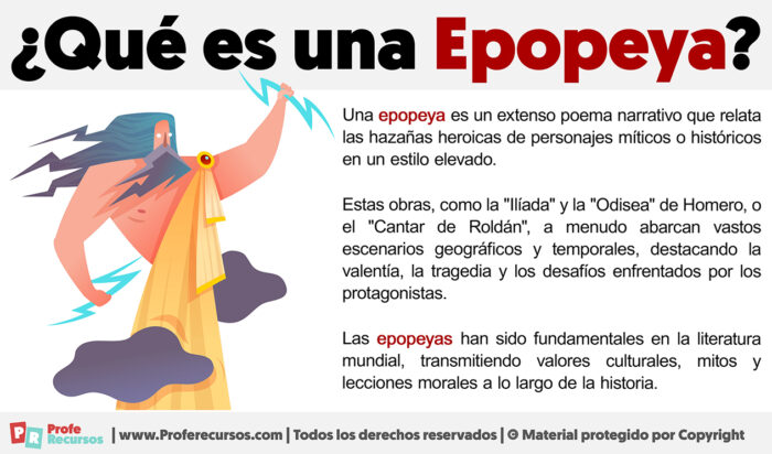 Qué es una Epopeya | Definición de Epopeya