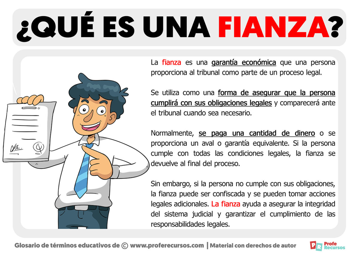 Qué es una Fianza | Definición de Fianza