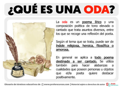 Qué es una Oda | Definición de Oda