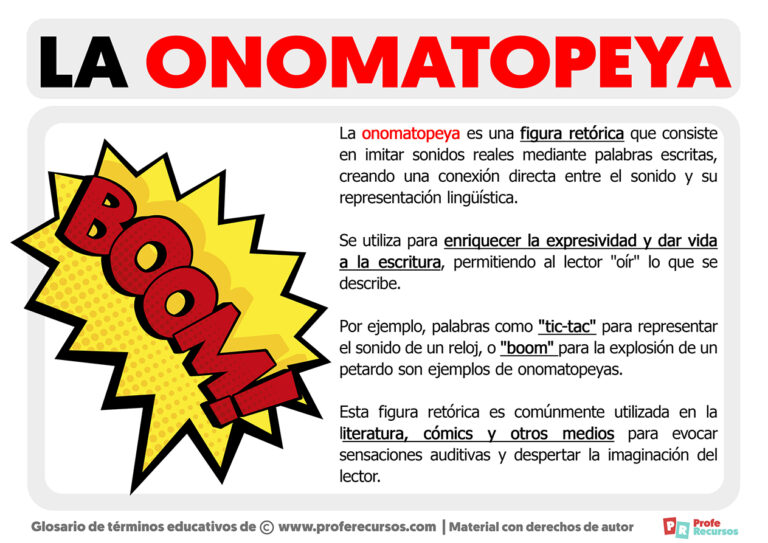 Qué es la Onomatopeya | Definición de Onomatopeya