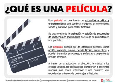 Qué es una Película | Definición de Película