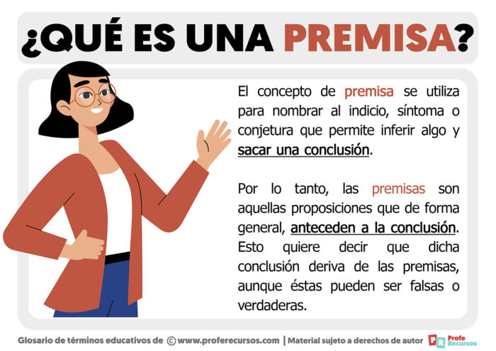 Qué es una Premisa | Definición de Premisa