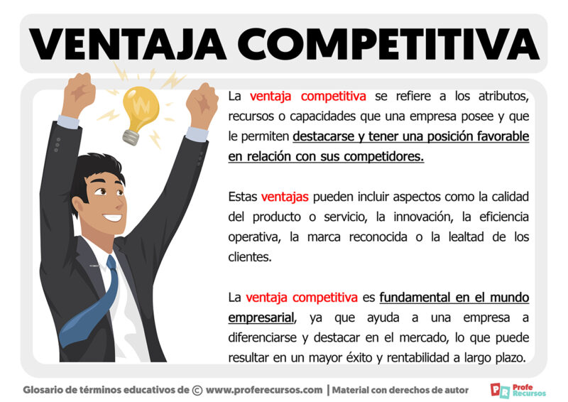 Qué es una Ventaja Competitiva