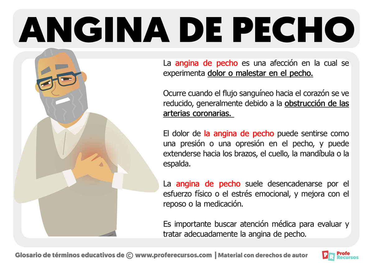 Qué Es Una Angina De Pecho