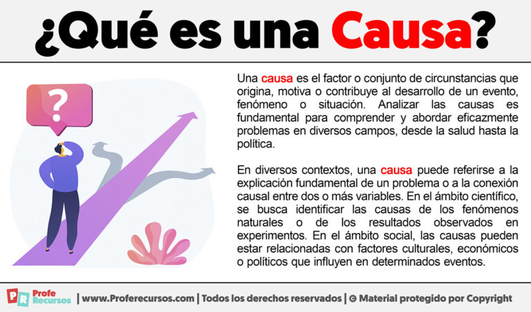Qué es una Causa | Definición de Causa