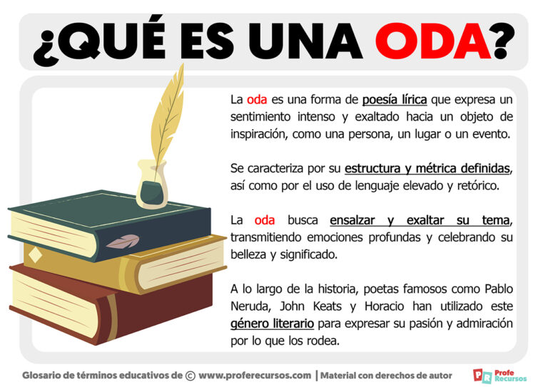 Características de la Oda