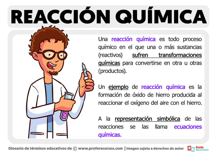 Qué es una Reacción Química | Definición Qué es una Reacción Química | Definición