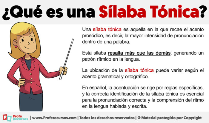 Qué es la Sílaba Tónica