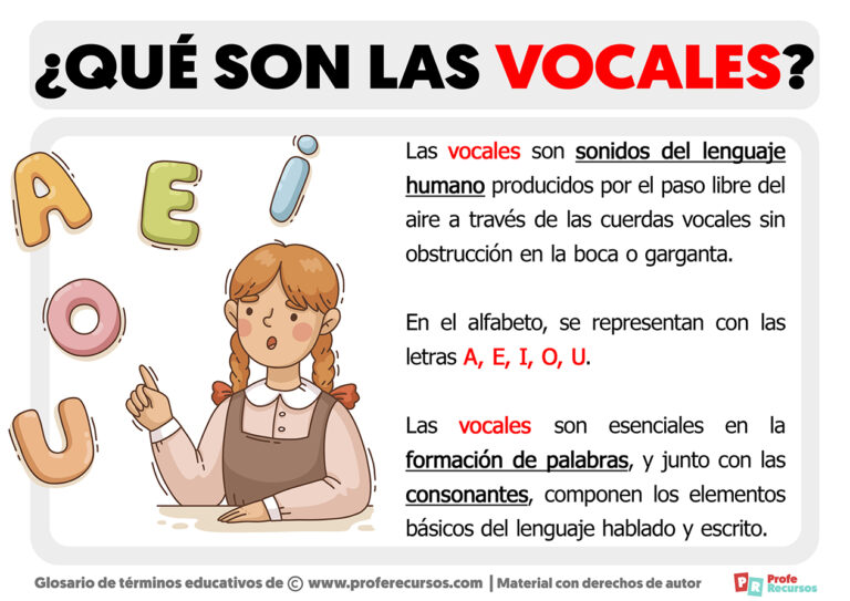 Qué son las Vocales