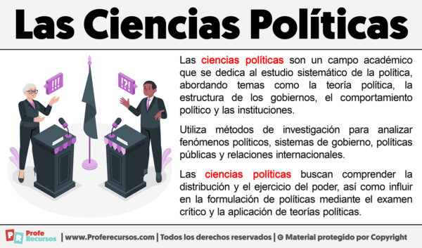 Qué son las Ciencias Políticas
